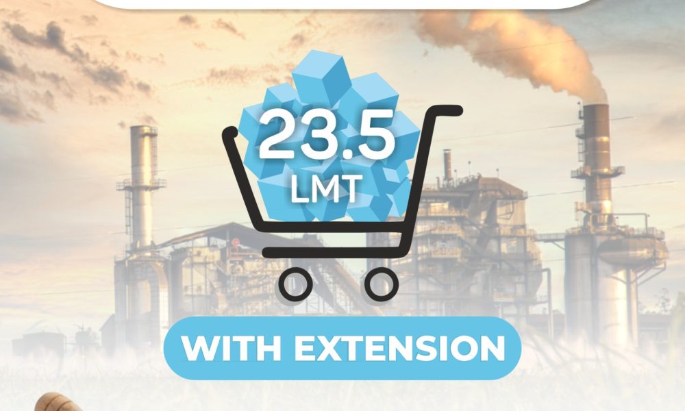 23.5 LMT monthly sugar quota released for April 2025 with extension for ...